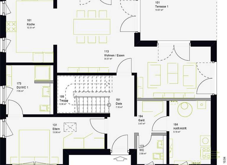 Haus 175 m² 995000 € zum Kauf Laubenheim,Mainz (55130)