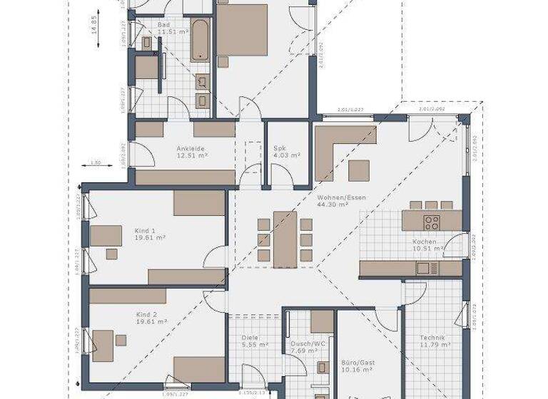 Haus 150 m² 2080 € zur Miete Kochendorf,Bad Friedrichshall (74177)
