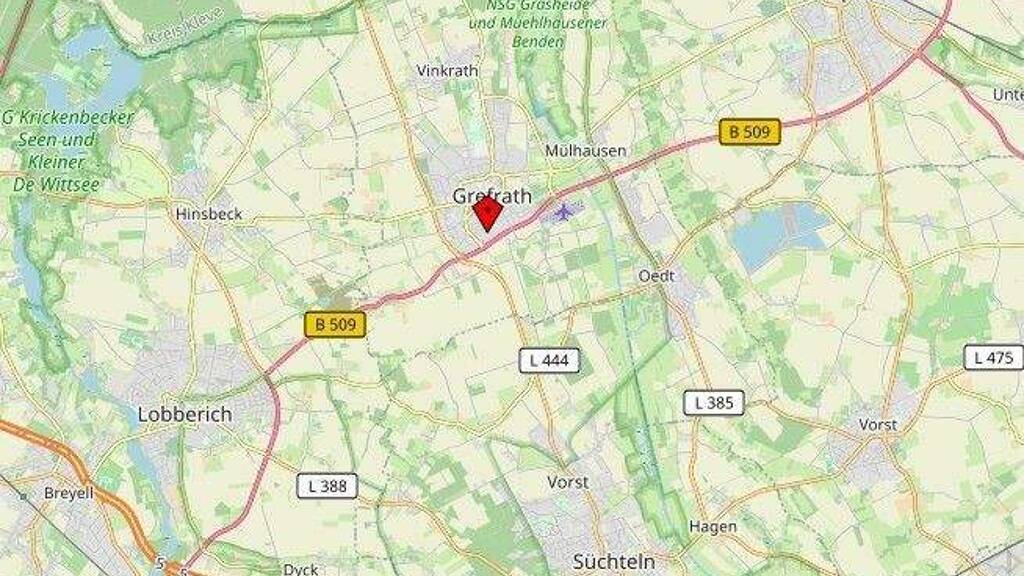 Wohnung 40 m² 550 € zur Miete Grefrath,Grefrath (47929)