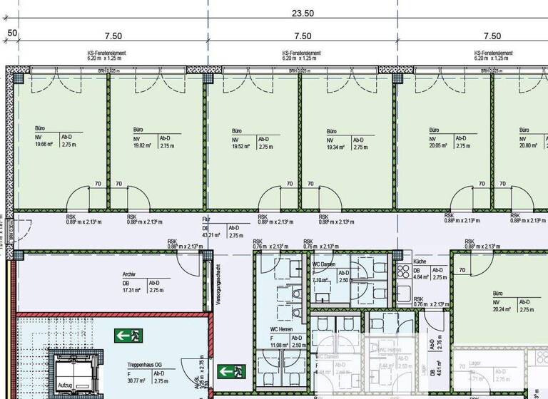Büro-Praxisfläche 20 m² 1000 € zur Miete Anna-Vogeley-Straße 6,Neu ...