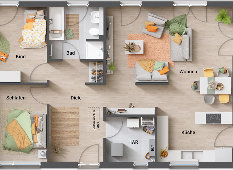 Haus 102 m² 396880 € zum Kauf Neuhemsbach (67680)