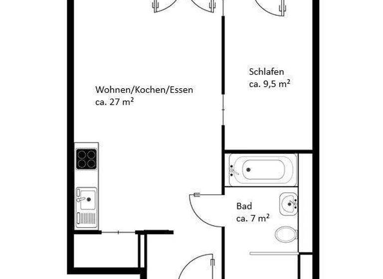 Wohnung 49 m² 290000 € zum Kauf Köpenick,Berlin (12557)