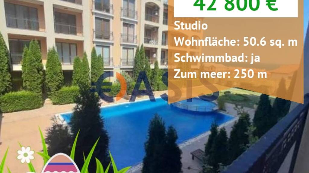 Wohnung 51 m² 42800 € zum Kauf ulica Han Krum 26 (9101)