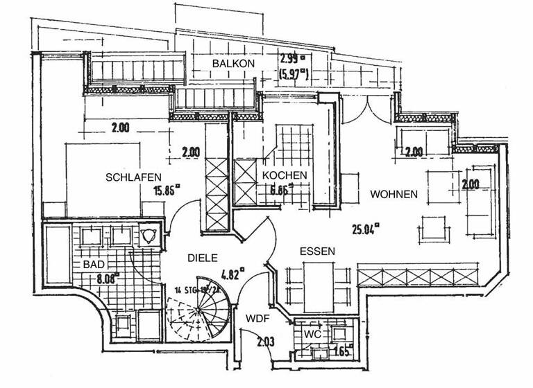 Wohnung 110 m² 850 € zur Miete Liststraße 15,Trossingen,Trossingen (78647)