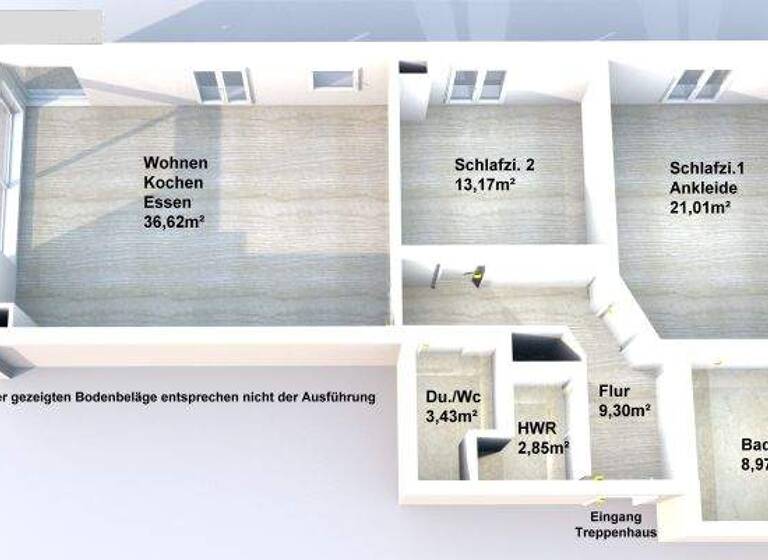 Wohnung 105.82 m² 1100 € zur Miete Münchener Straße 29,Mühldorf ...