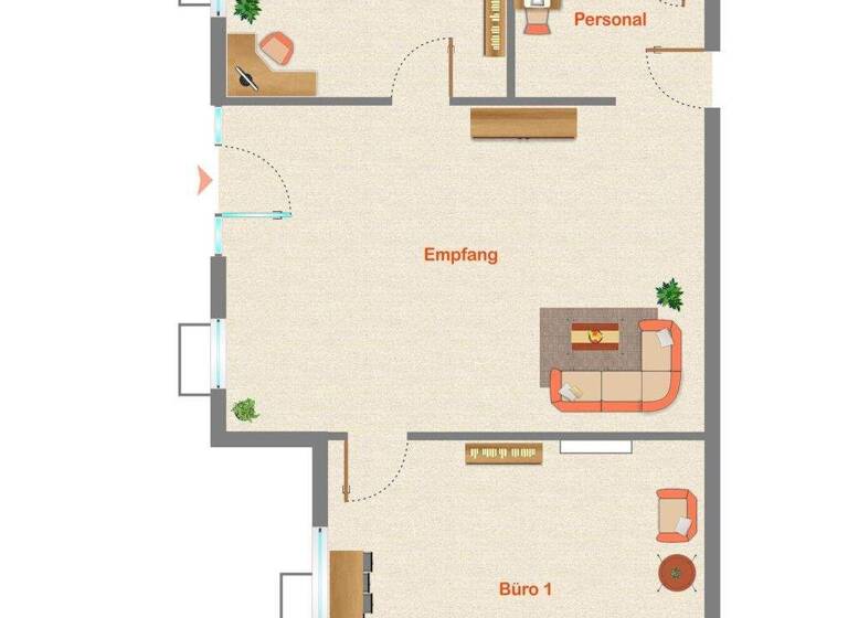 Büro-Praxisfläche 68 m² 159000 € zum Kauf Michelbach,Michelbach an der ...