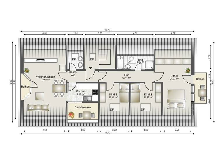 Wohnung 99.91 m² 280000 € zum Kauf Forchheim,Rheinstetten (76287)