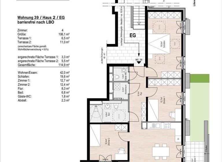 Wohnung 114.9 m² 598000 € zum Kauf Buchholz,Buchholz in der Nordheide ...
