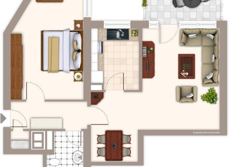 Wohnung 65.84 m² 629 € zur Miete Hoemenstraße 27,Odenkirchen - Mitte ...