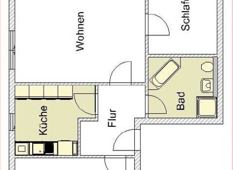 Wohnung 80 m² 920 € zur Miete Alexander-Puschkin-Straße 73 B,Stadtfeld ...