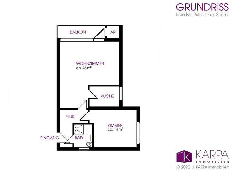 Wohnung 58 m² 229000 € zum Kauf Reembroden 16,Hummelsbüttel,Hamburg (22339)