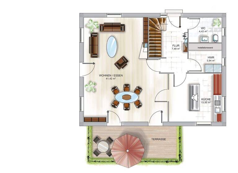 Haus 140 m² 665900 € zum Kauf Zeidlerweg - Parz. 6,Pfeifferhütte ...