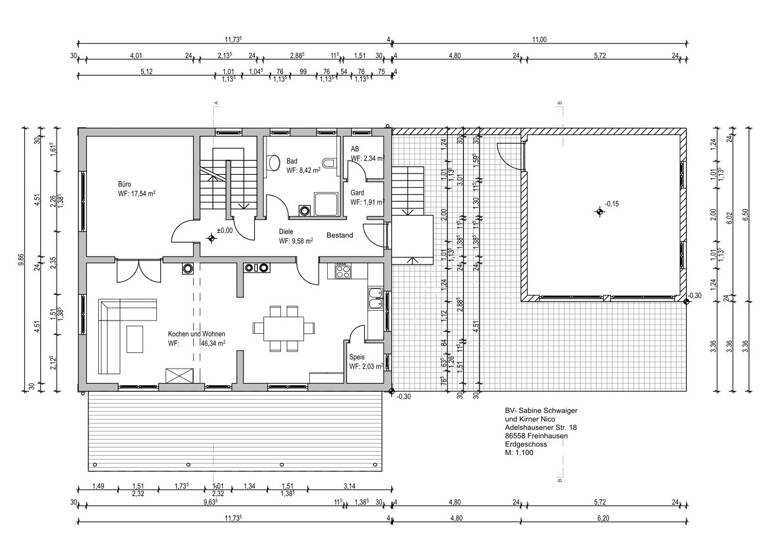 Haus 185 m² 615000 € zum Kauf Freinhausen,Hohenwart (86558)