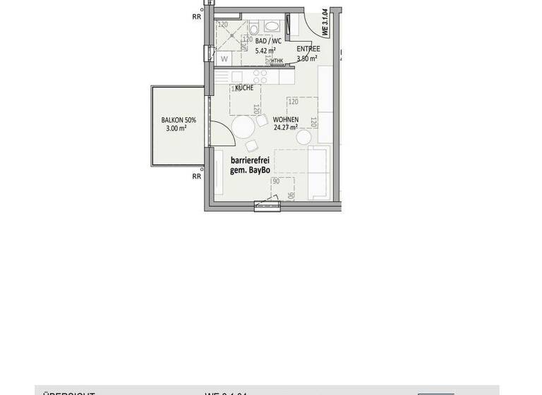 Wohnung 36.19 m² 247000 € zum Kauf Klettham,Erding (85435)