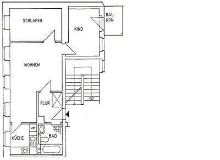 Wohnung 57 m² 330 € zur Miete Arminiusstr. 36,Debschwitz 3,Gera (07548)